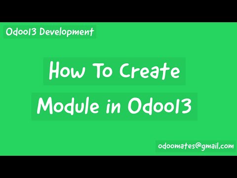 How To Create A New Module in Odoo13 | PT. Matrica Consulting Service